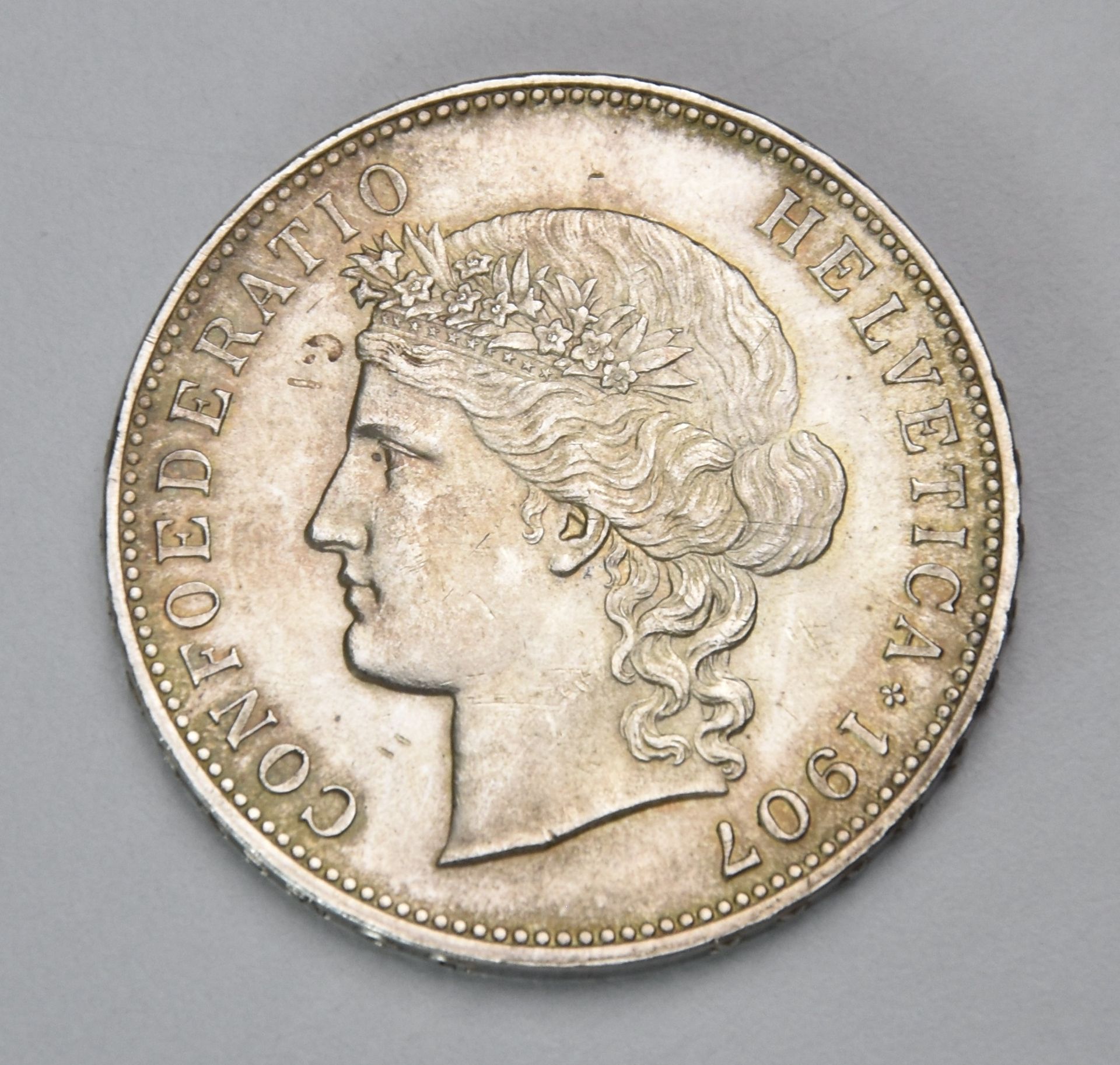 Schweiz 5 Franken - 1907 B (Helvetia)