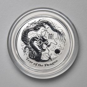 Lunar II "Drache" 2012 - Australien 1/2 oz Silbermünze *Sonderangebot*