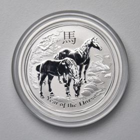 Lunar II "Pferd" 2014 - Australien 1/2 oz Silbermünze *Sonderangebot*