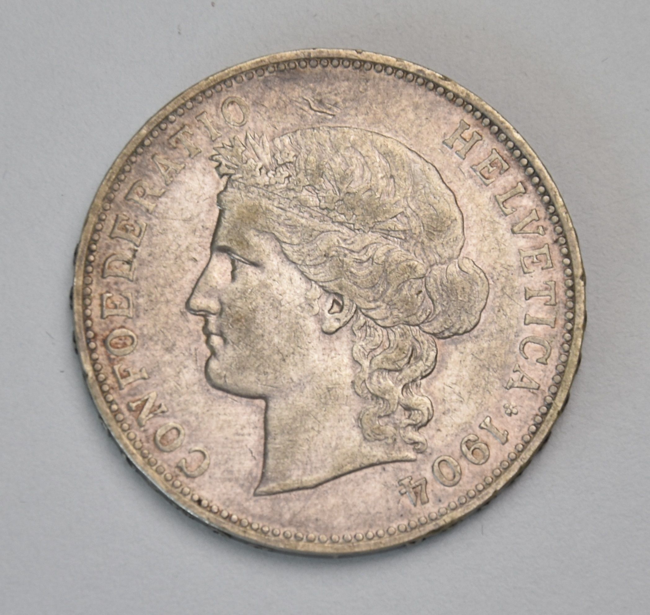 Schweiz 5 Franken - 1908 B (Helvetia)