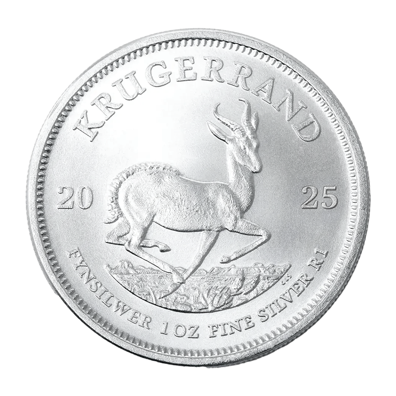 Krügerrand - Südafrika 1 oz Silbermünze *aktuelle Neuware*